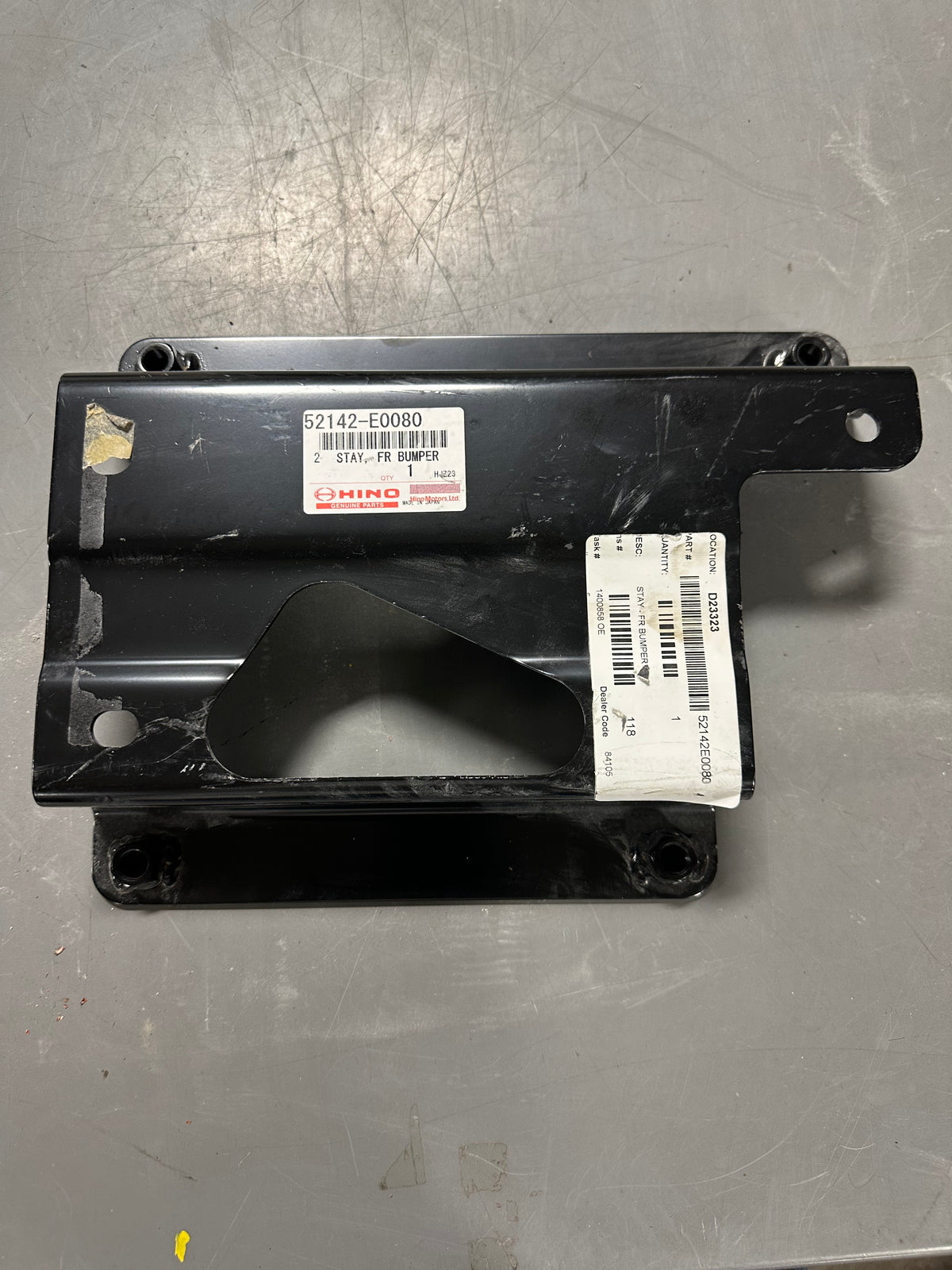 HINO stay front bumper 52142-E0080 new part — North Georgia Trucks and ...