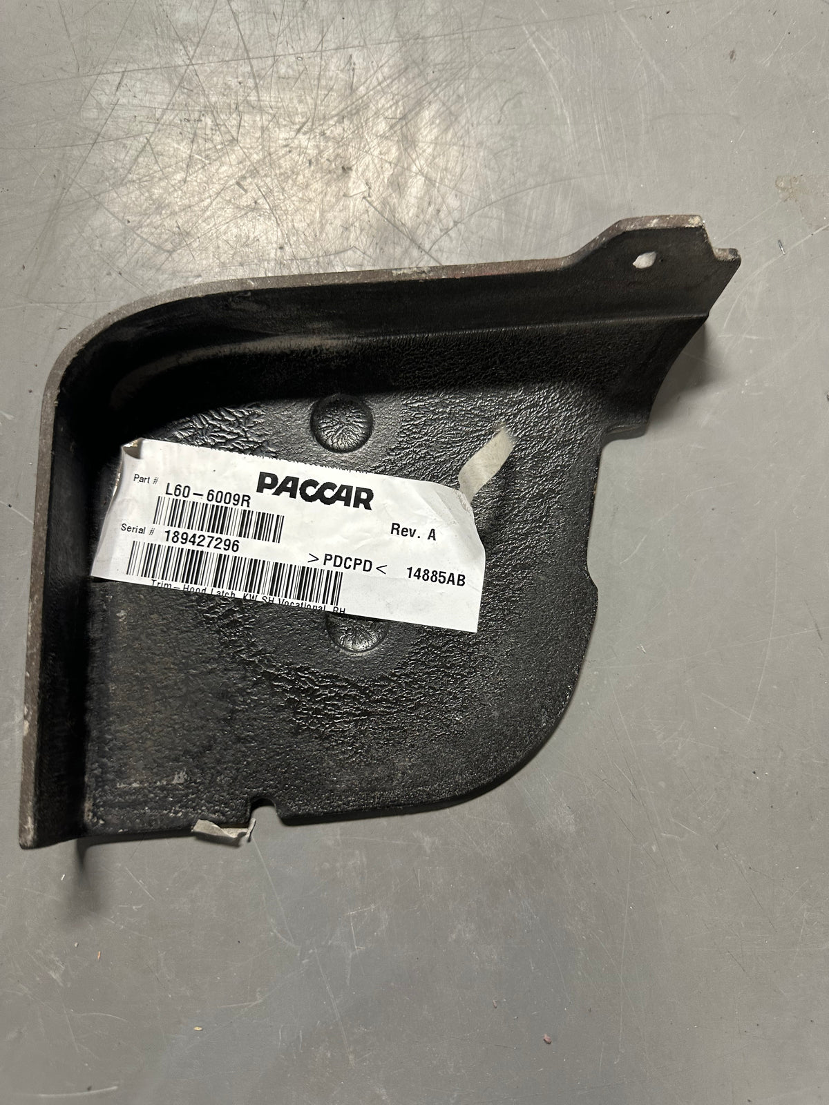 Paccar Kenworth Trim Hood Latch L60-6009R new OEM part — North Georgia ...