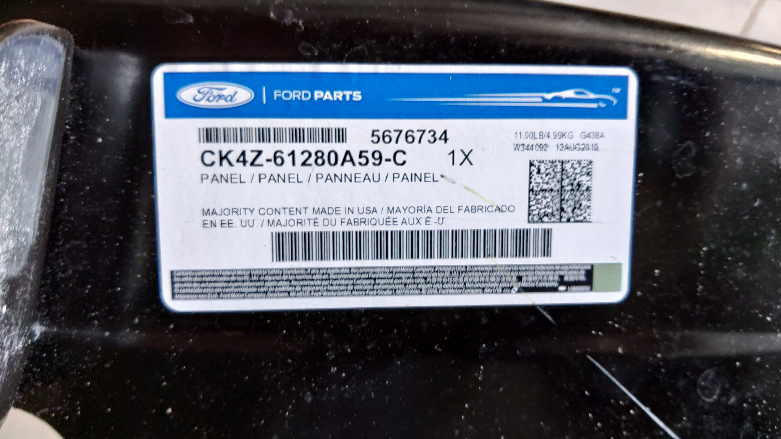 Ford left inner body pillar CK4Z-61280A59-C New OEM Part — North ...