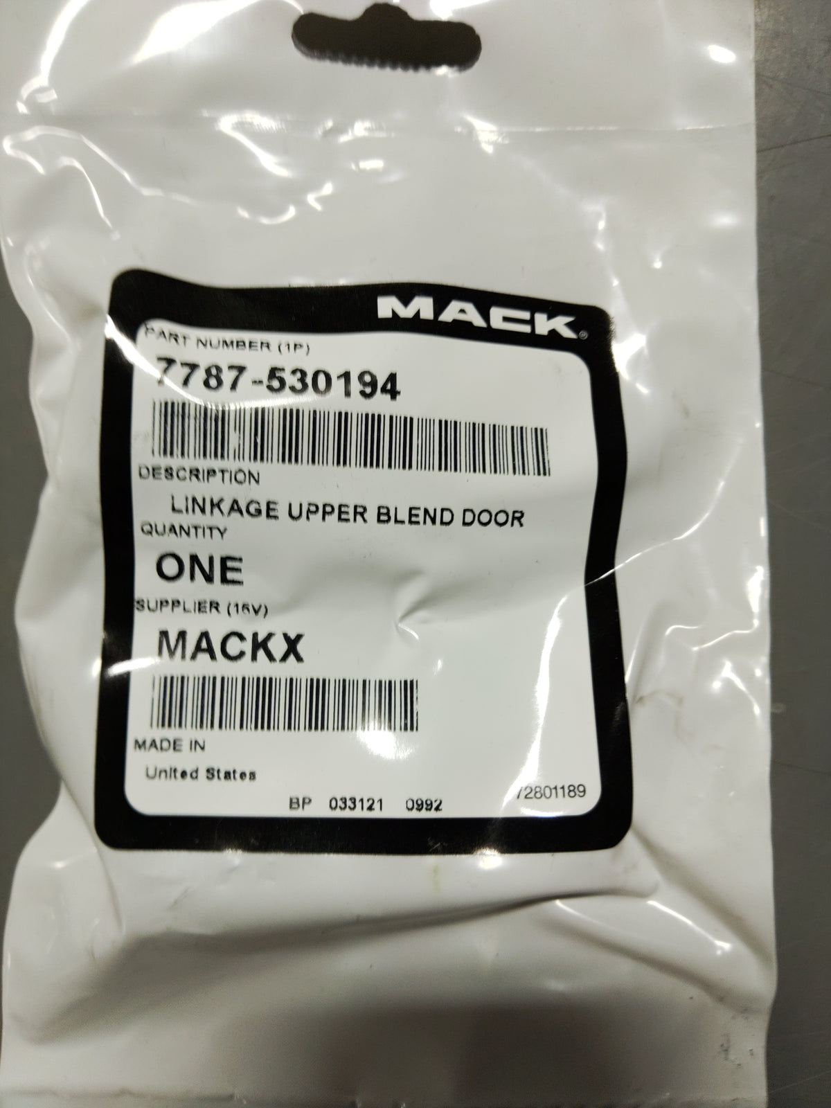 Mack linkage upper blend door 7787-530194 New — North Georgia Trucks ...