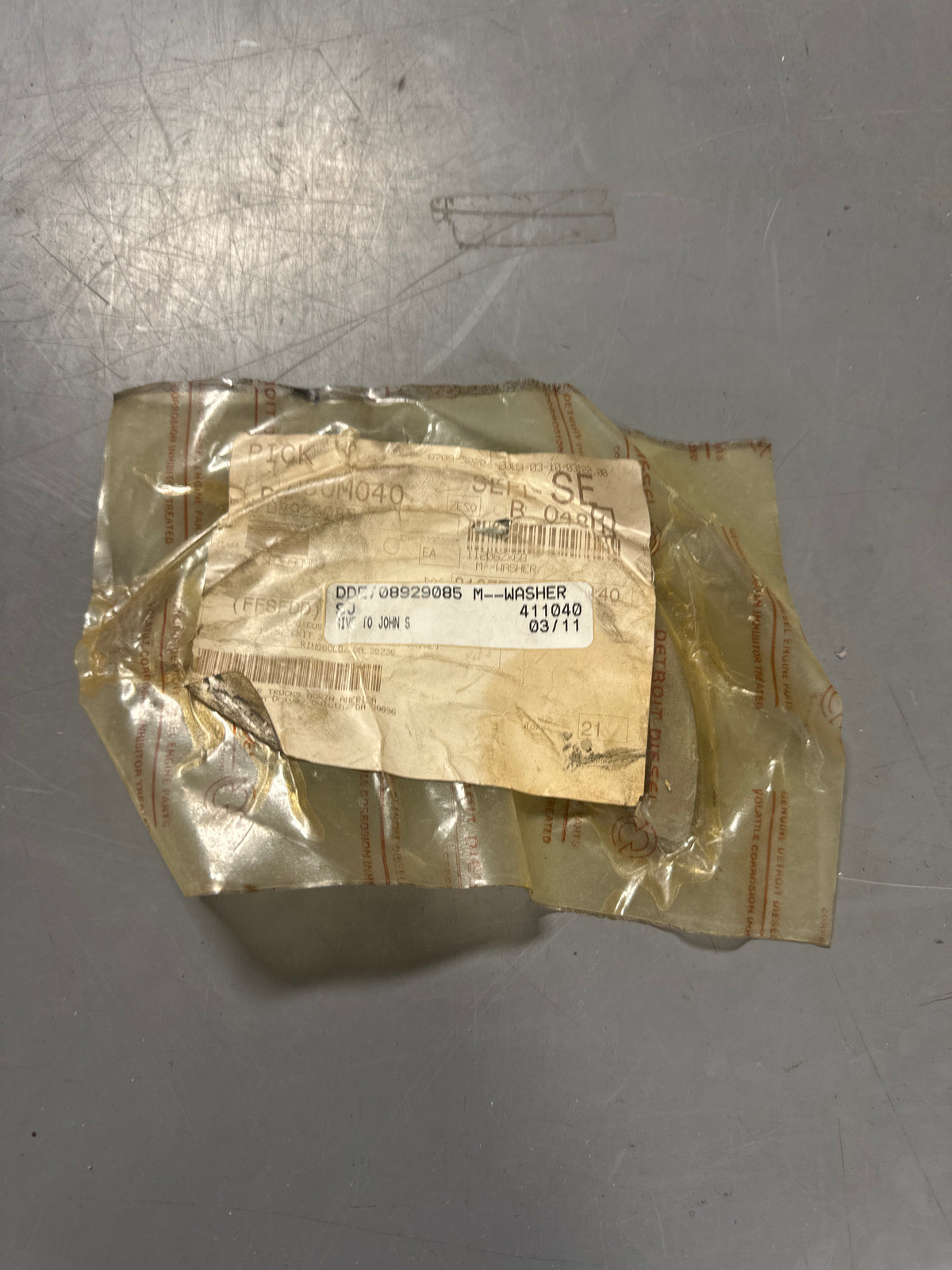 Detroit upper thrust washer DDE 08929085 new part — North Georgia ...