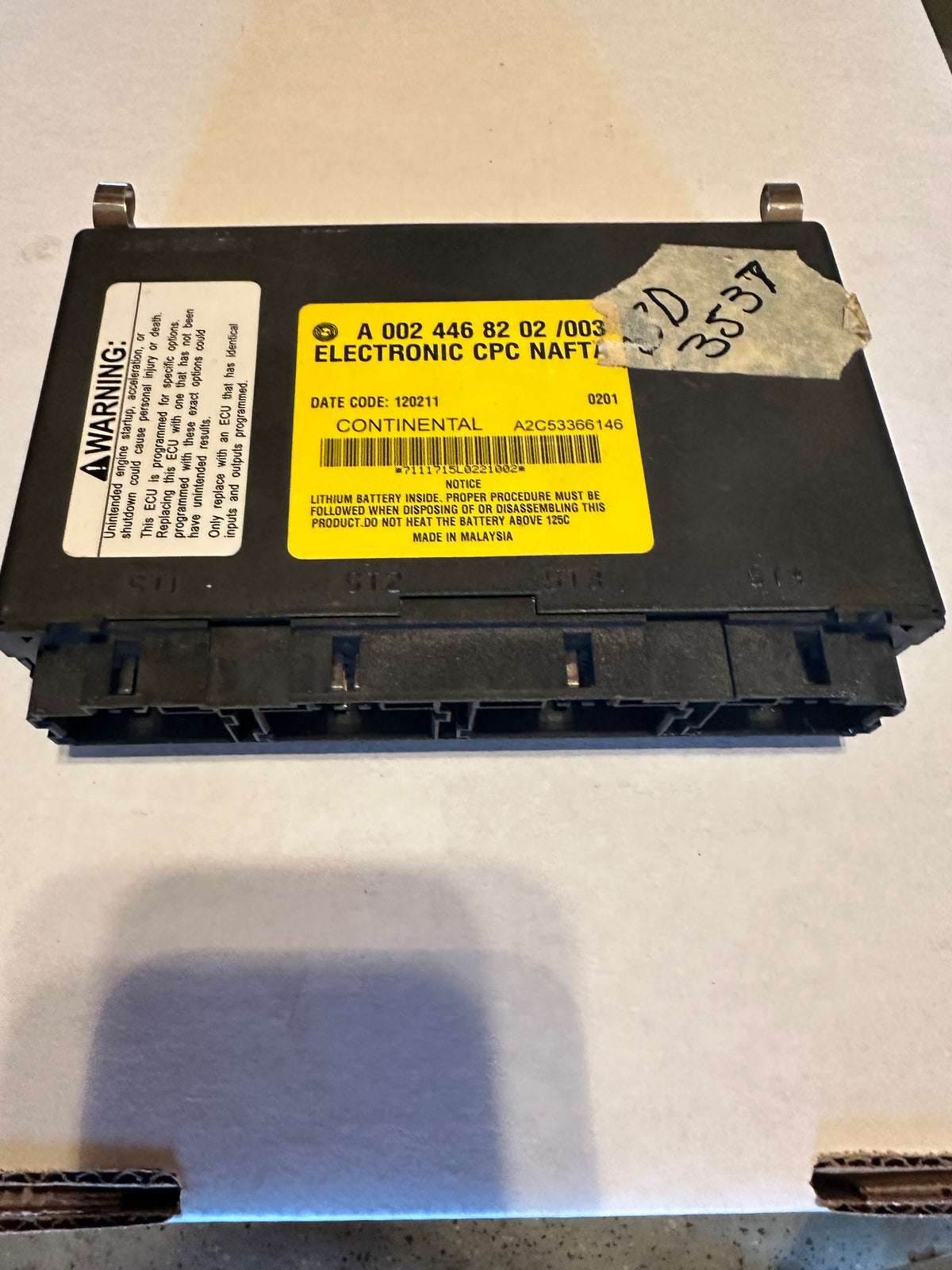 Freightliner Electronic CPC NAFTA A002 446 82 02 003 Used Part — North ...