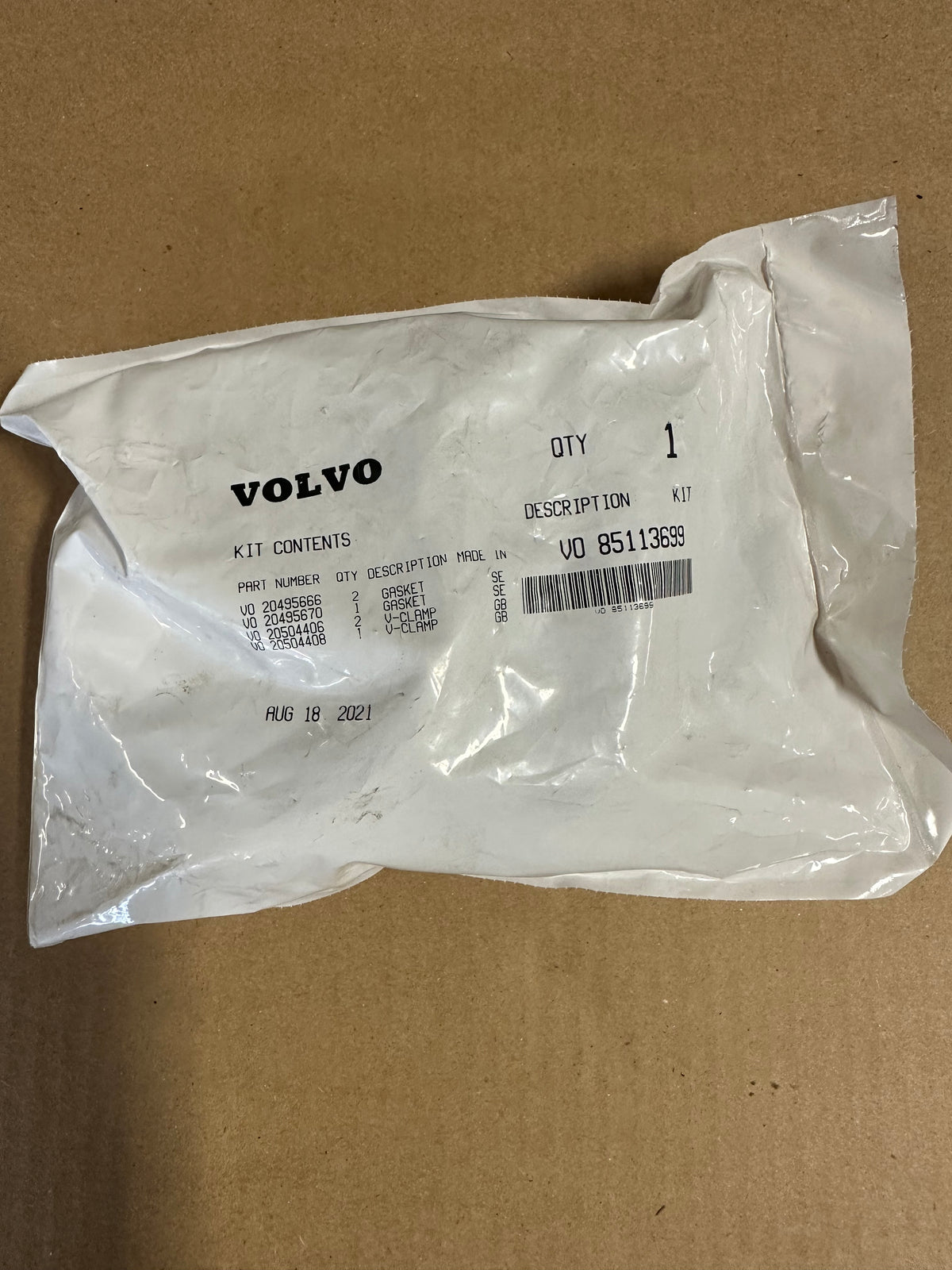Volvo EGR Installation Kit 85113699 New OEM Part — North Georgia Trucks ...