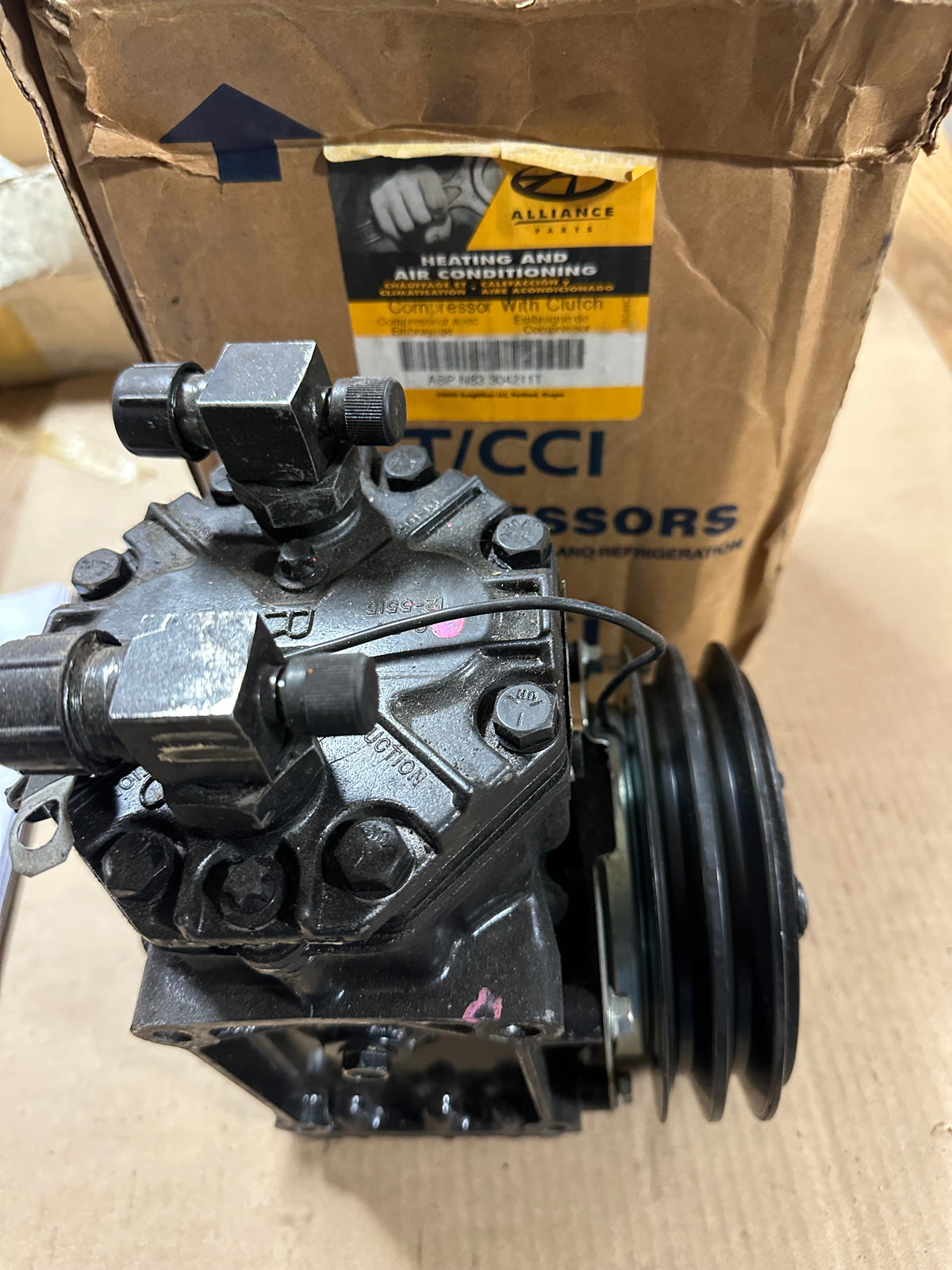 Alliance Compressor with Clutch ABP N83 304211T New Part — North ...
