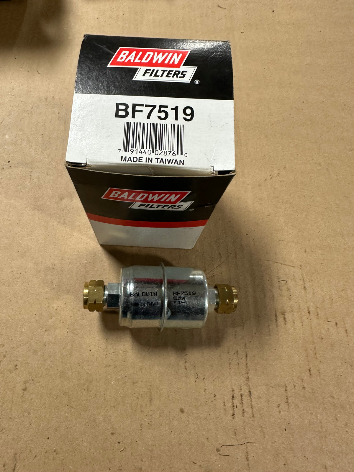 Baldwin inline fuel filter BF7519 New part — North Georgia Trucks and Parts
