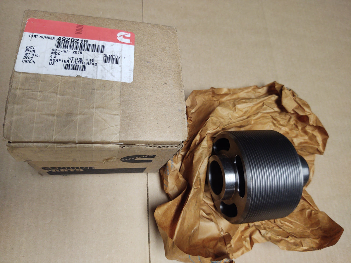 Cummins Filter Head Adapter 4920219 OEM NEW PART — North Georgia Trucks ...