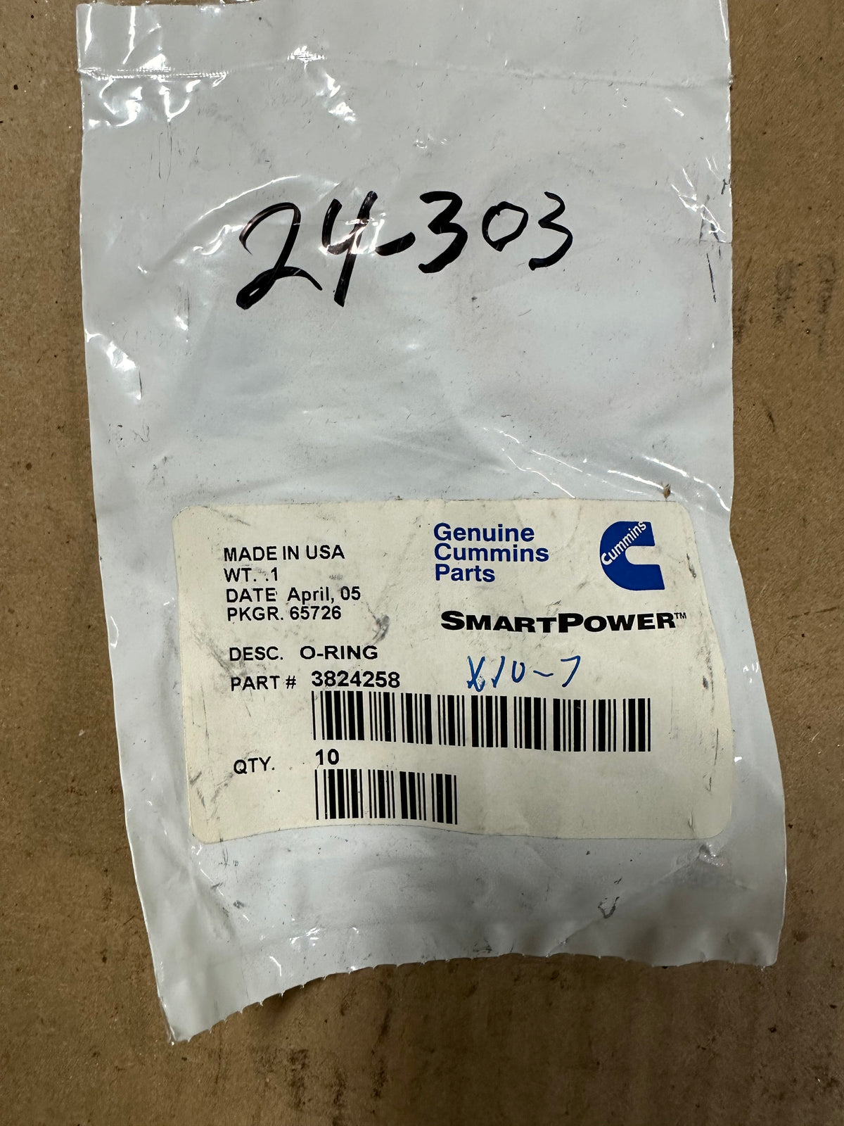 Cummins 3824258 O Ring New OEM Part — North Georgia Trucks and Parts