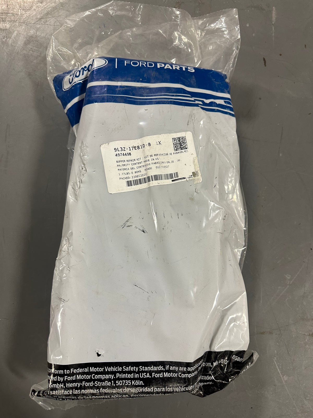 Ford Bumper Repair Kit 9L3Z-17E810-B new part — North Georgia Trucks ...