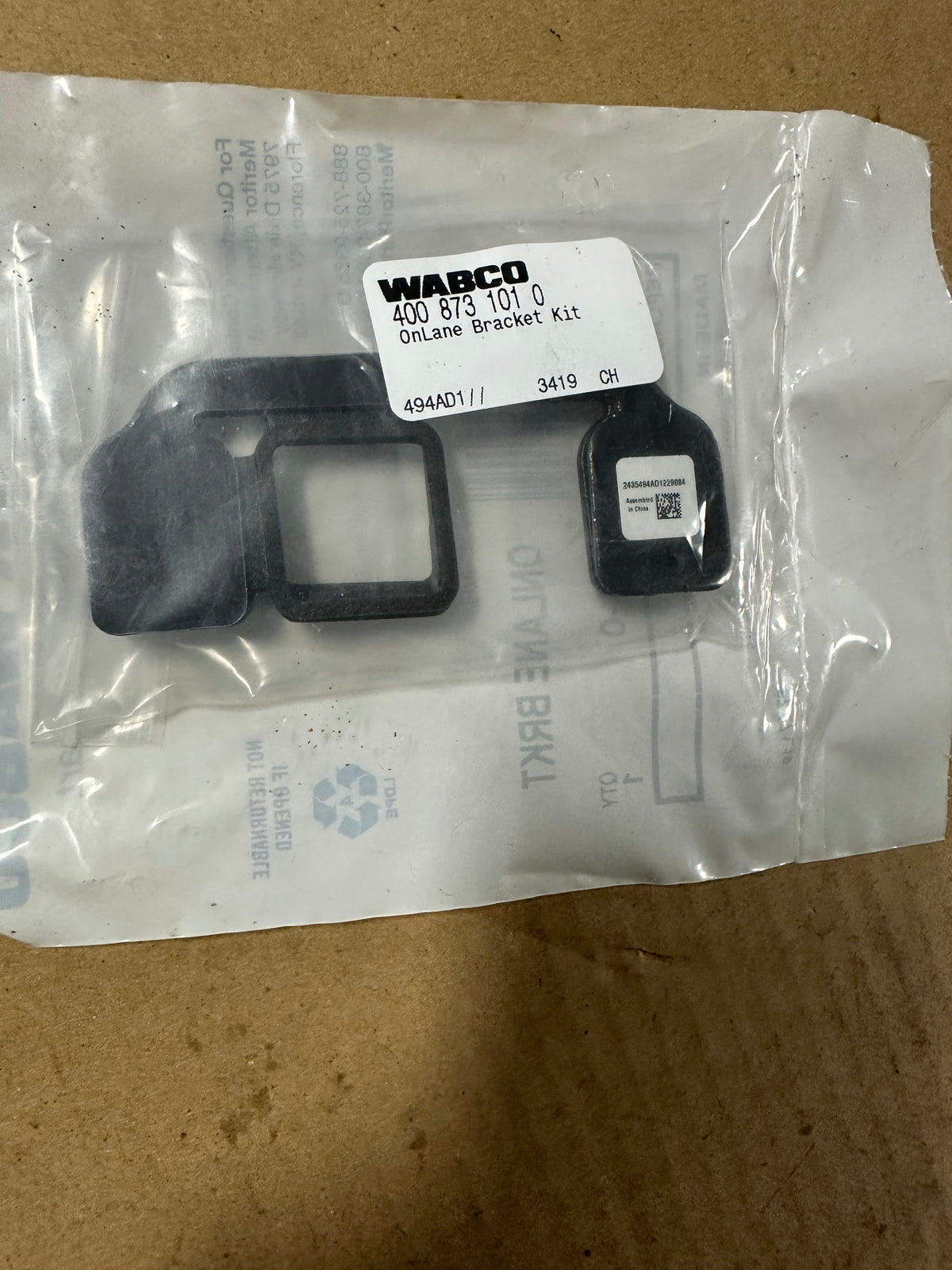 Wabco Meritor Onlane Bracket Kit 4008731010 New OEM Part — North ...