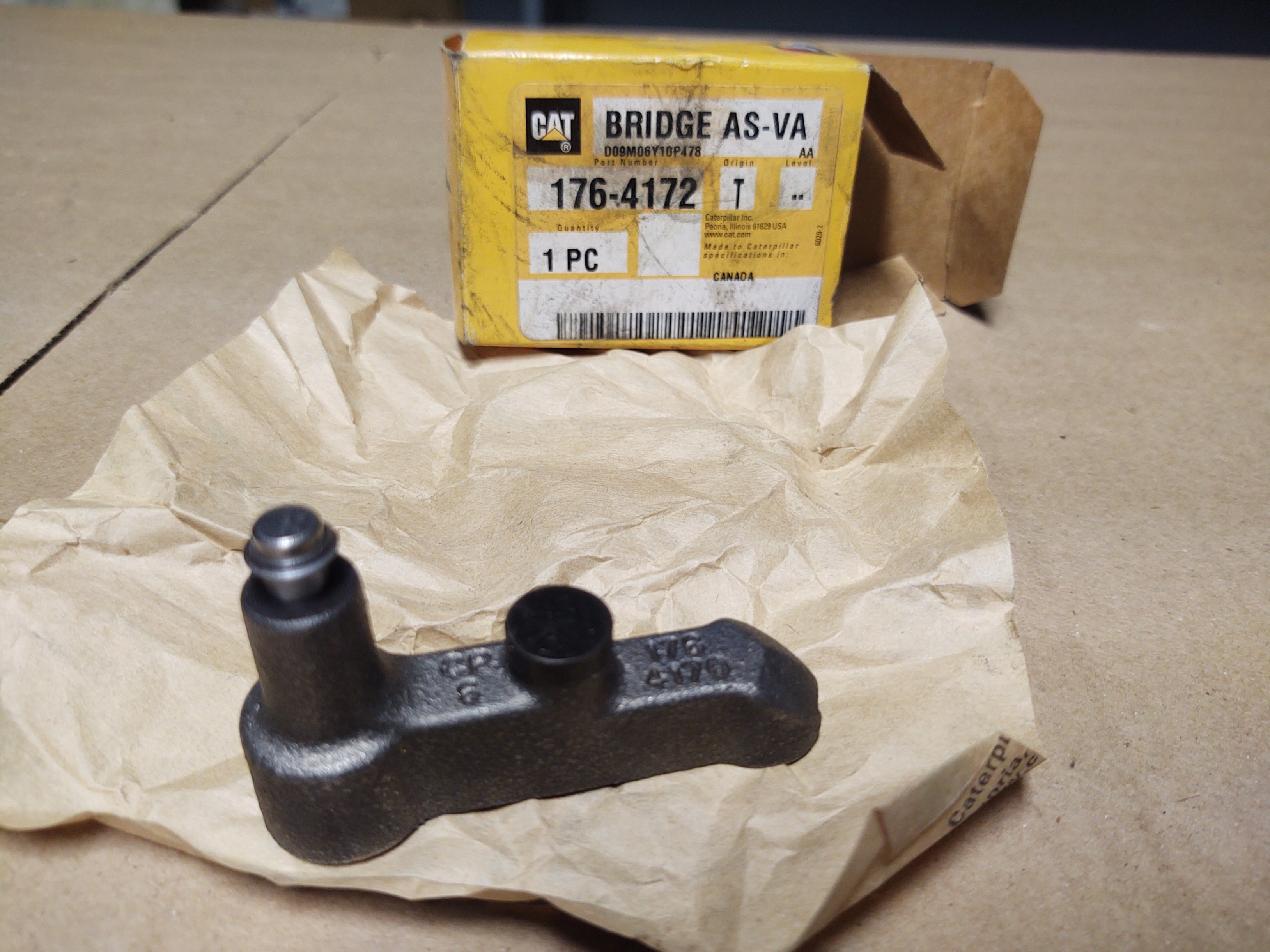 Caterpillar CAT Valve Bridge 176-4172 OEM NEW PART — North Georgia ...